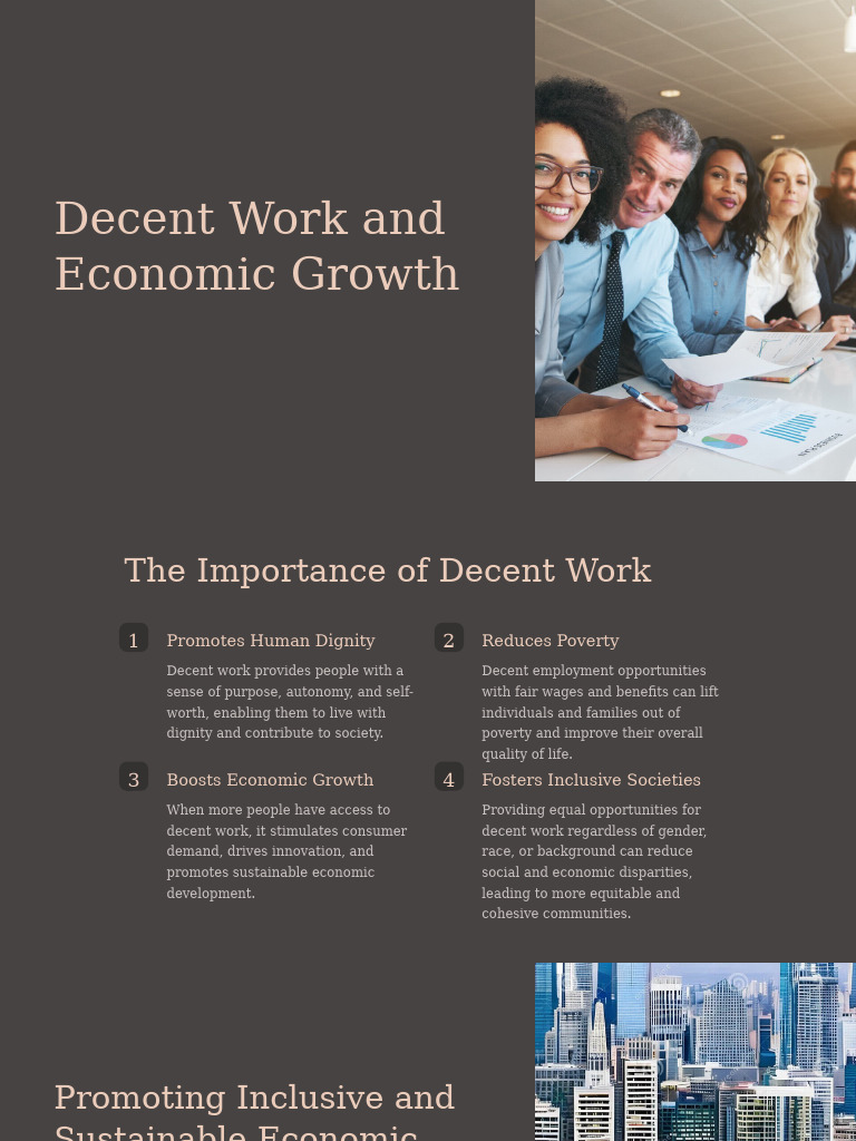 Decent Work & Economic Growth | PDF