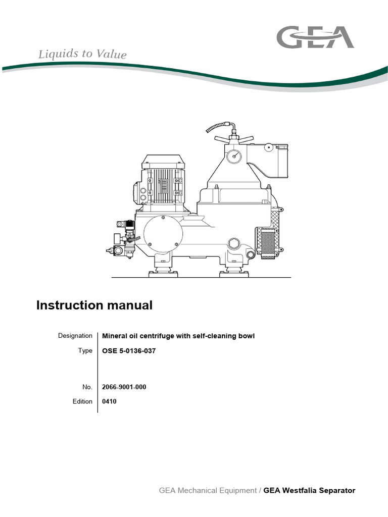 HFO Purifier Instruction Manual | PDF