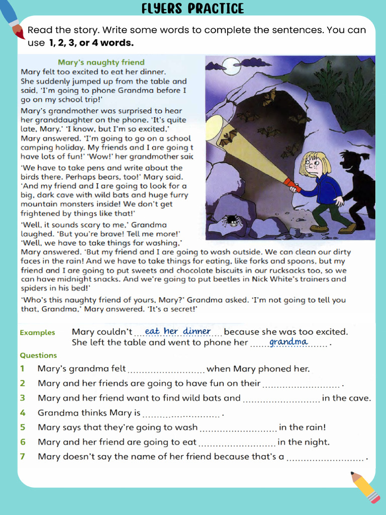 FLYERS worksheet 2 | PDF