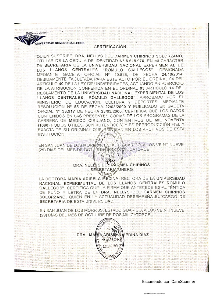 Certificado de Programas | PDF