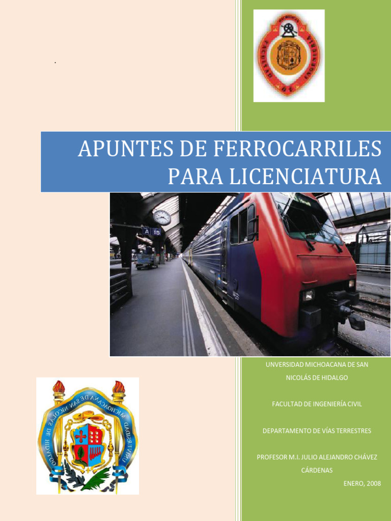 Ferrocarriles Licenciatura | PDF