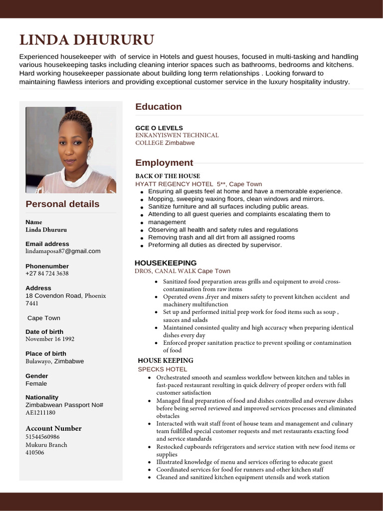 Linda CV - 105549 - 065312 | PDF