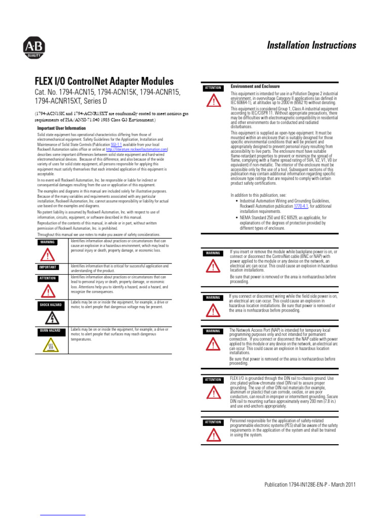 flex_io_controlnet_d_series | PDF