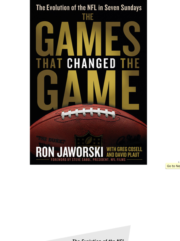 Ron Jaworski, David Plaut, Greg Cosell - The Games That Changed The ...