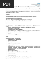 Calcium Replacement Guidelines | PDF | Magnesium | Intravenous Therapy