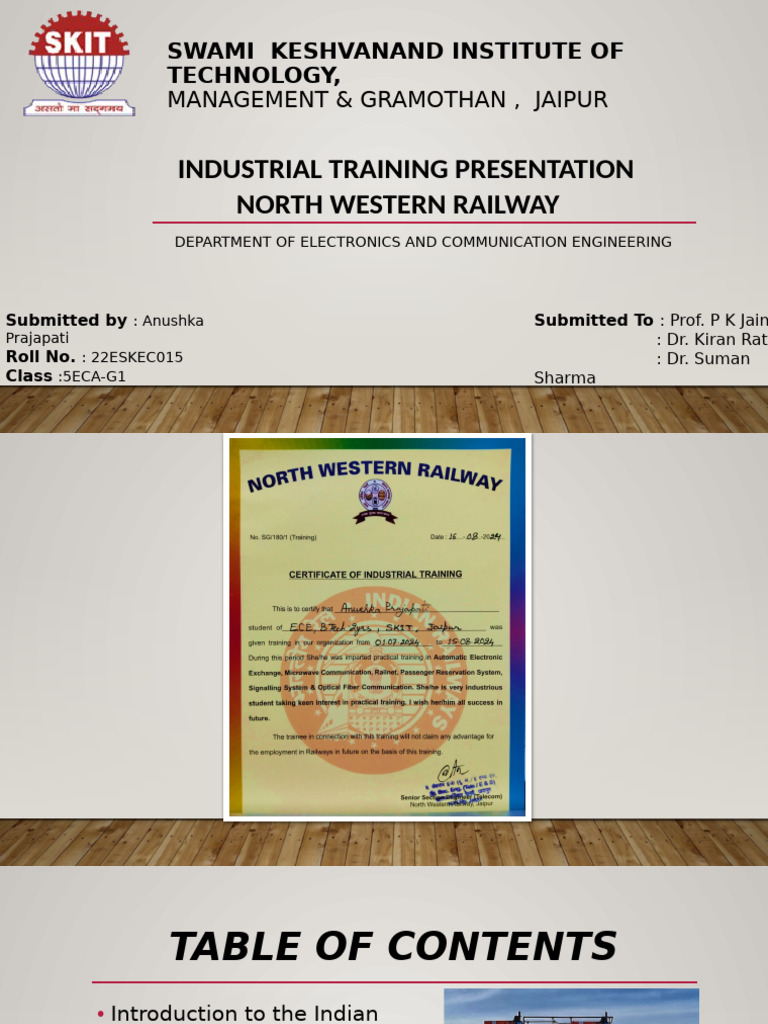 Railway PPT Final | PDF