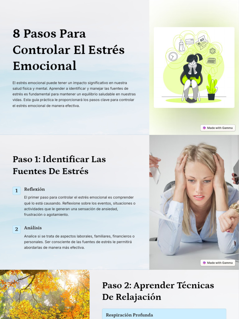 8-Pasos-Para-Controlar-El-Estres-Emocional | PDF