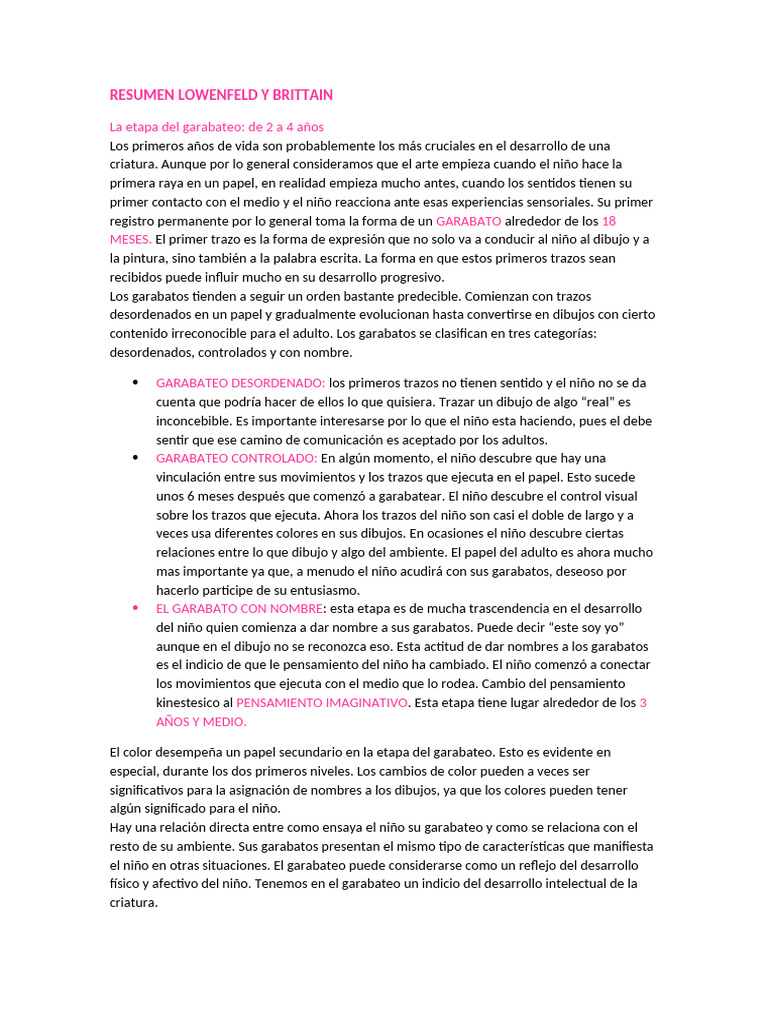 Lowenfeld Francescato | PDF