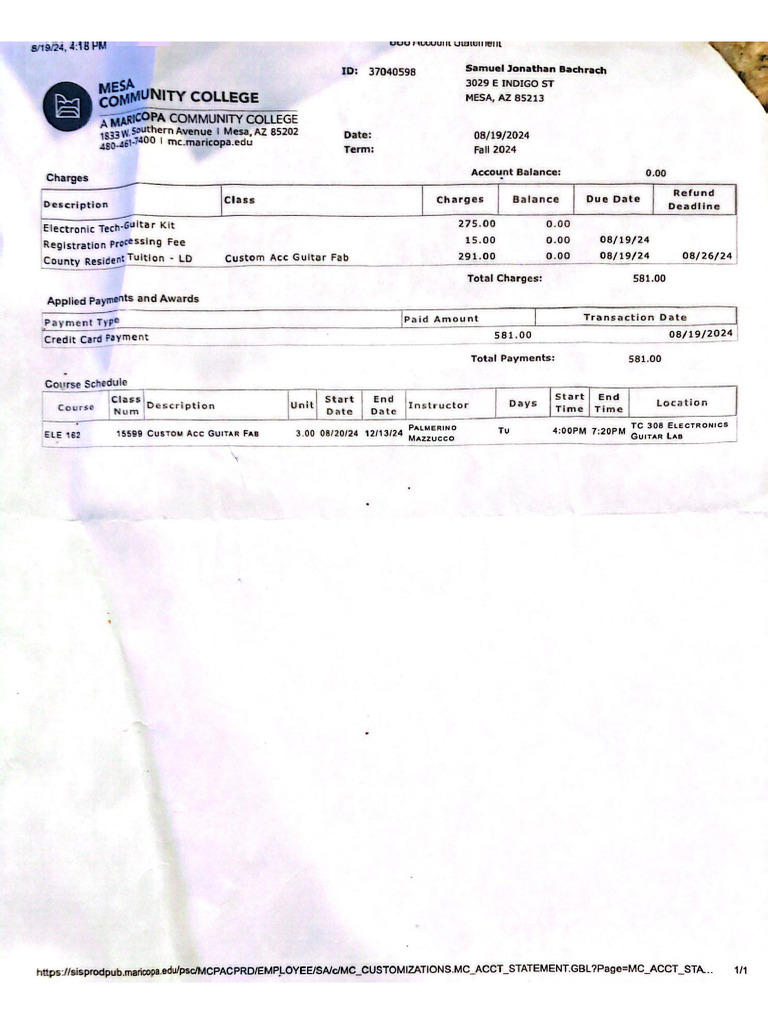 Recipt Collage | PDF