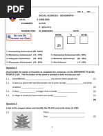 Grade 4 - History Test - Term 3 - 2024 | PDF