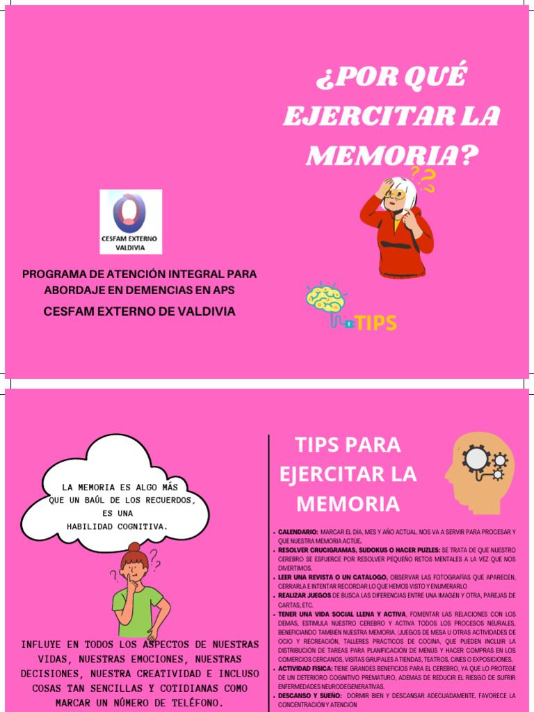 ¿Cómo Ejercitar La Memoria | PDF