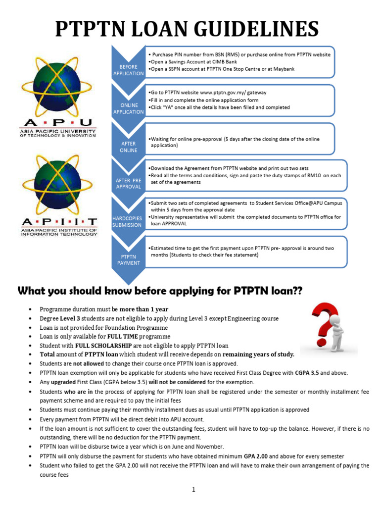 PTPTN Guideline 2019latest 0 | PDF