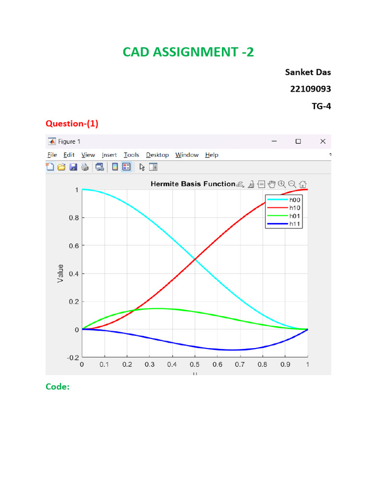 Cad Assignment 2 22109093 Sanket Das | PDF