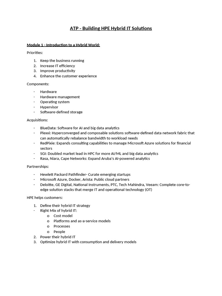ATP Study Guide | PDF