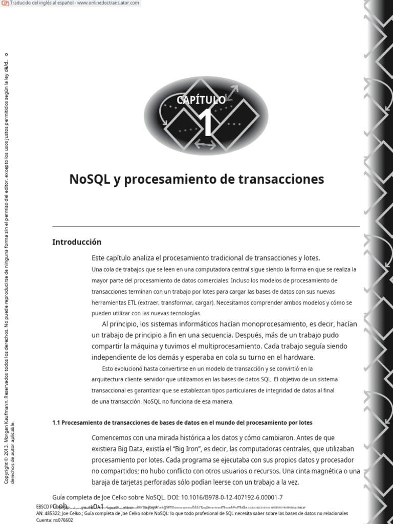 Nosql en Es | PDF