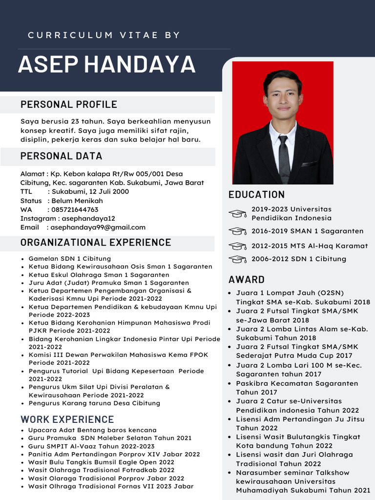 CV Asep | PDF