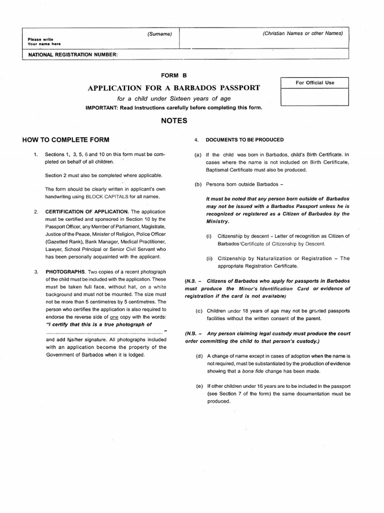 FormB Online | PDF