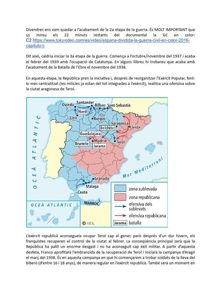 Temari Final Guerra Civil 2BAT | PDF