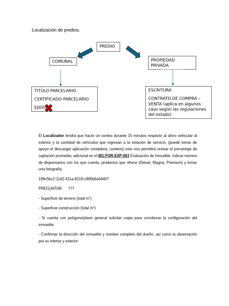 Localización de Predios | PDF