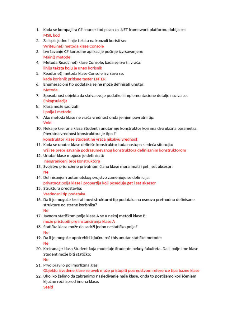 OBJEKTNO PITANJA-bapuss | PDF