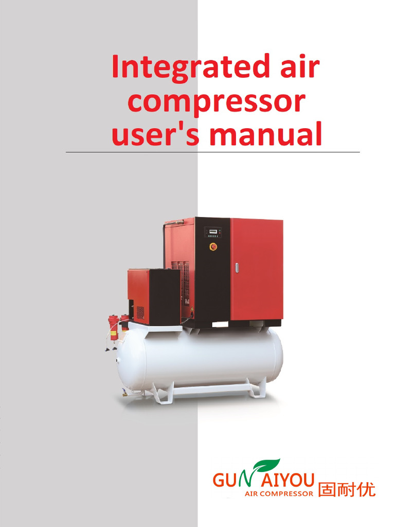 Manual De Instruções Para O Compressor De Ar Integrado Pdf