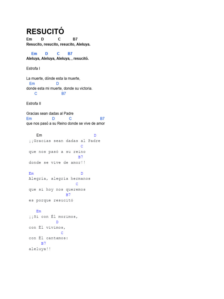 RESUCITO | PDF