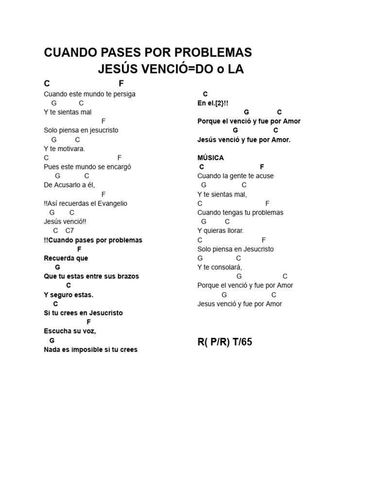 Cuando Pases Por Problemas | PDF