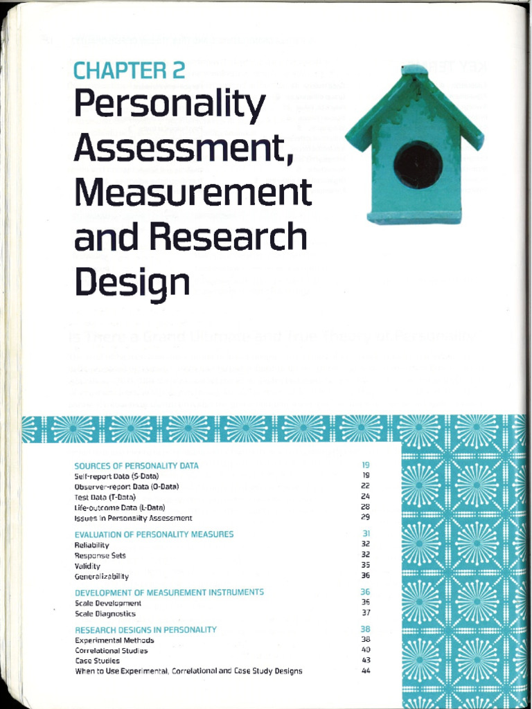 Personality Assessment | PDF