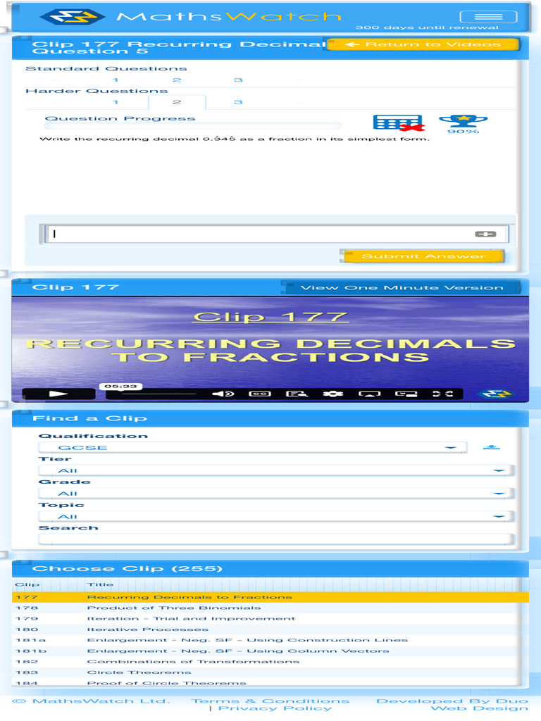 Maths Watch | PDF