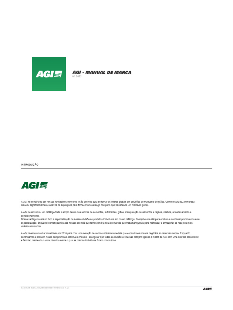 2022 - Manual de Marca AGI | PDF
