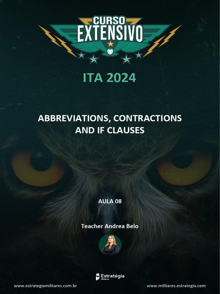 Aula 08 ITA 2024 | PDF