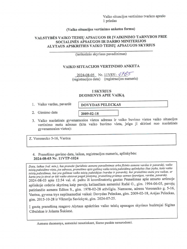 Dovydas Peleckas VSV | PDF