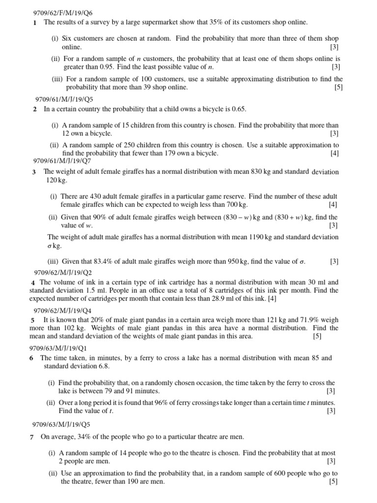 7 Normal Distribution | PDF | Normal Distribution | Standard Deviation