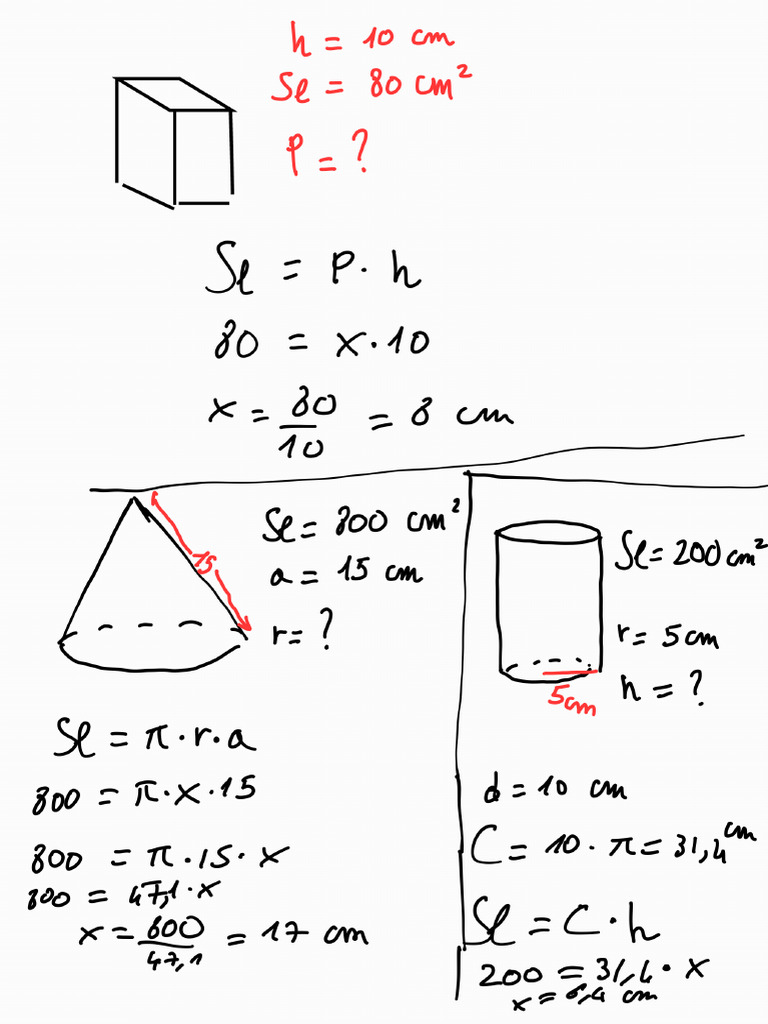 Esercizi Sulle Formule Inverse e Lato Del Cubo | PDF