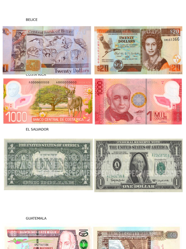 Billetes de America | PDF