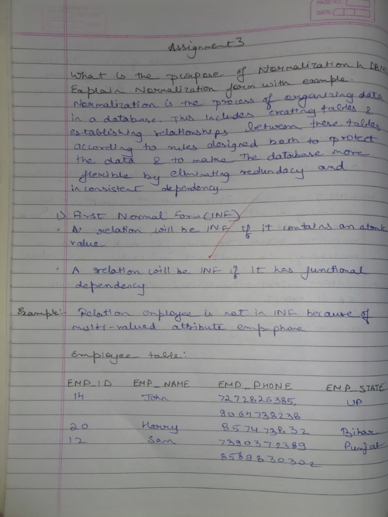 DBMS Assignment 3 | PDF