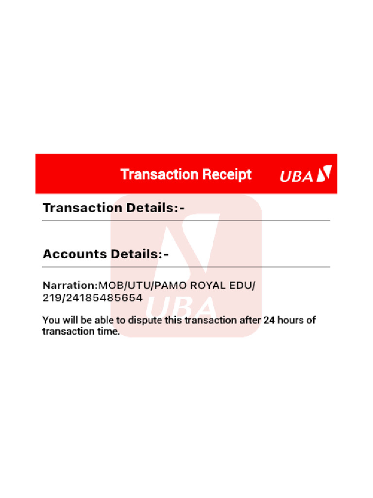 Transaction Receiptnull | PDF