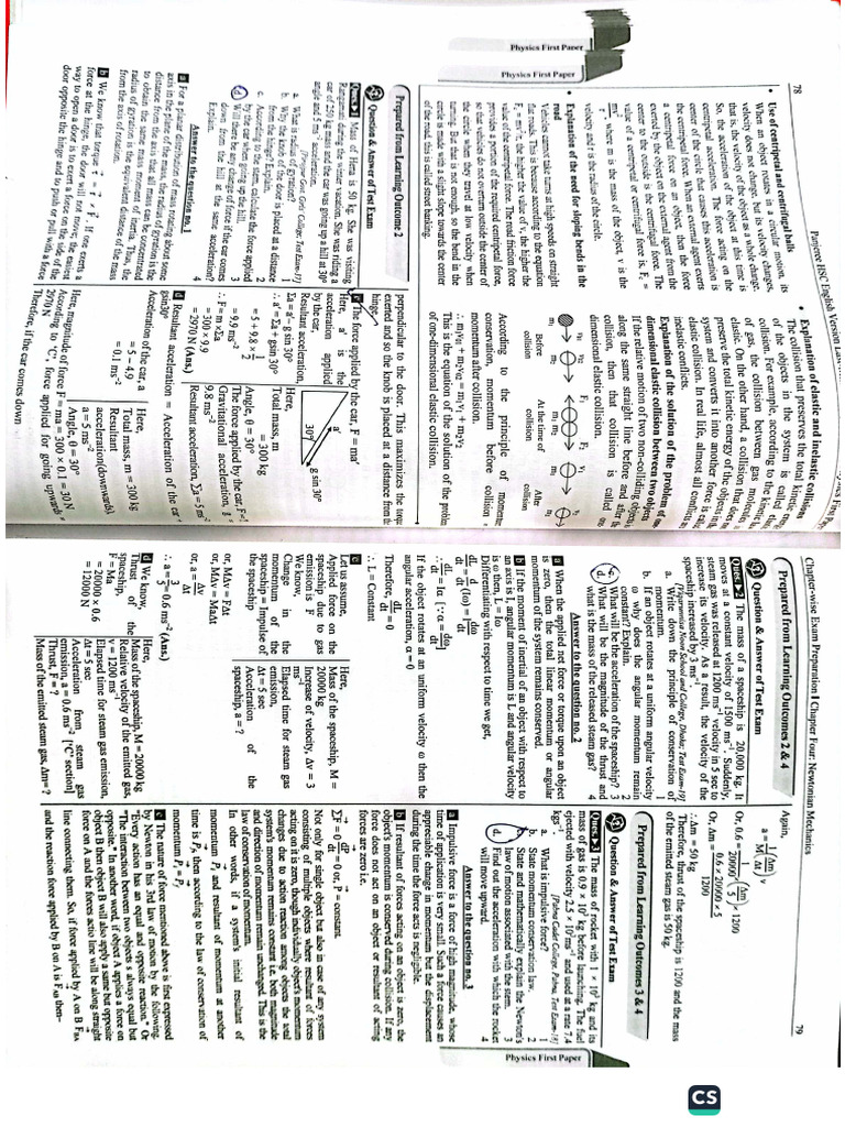 CH 4 Physics | PDF