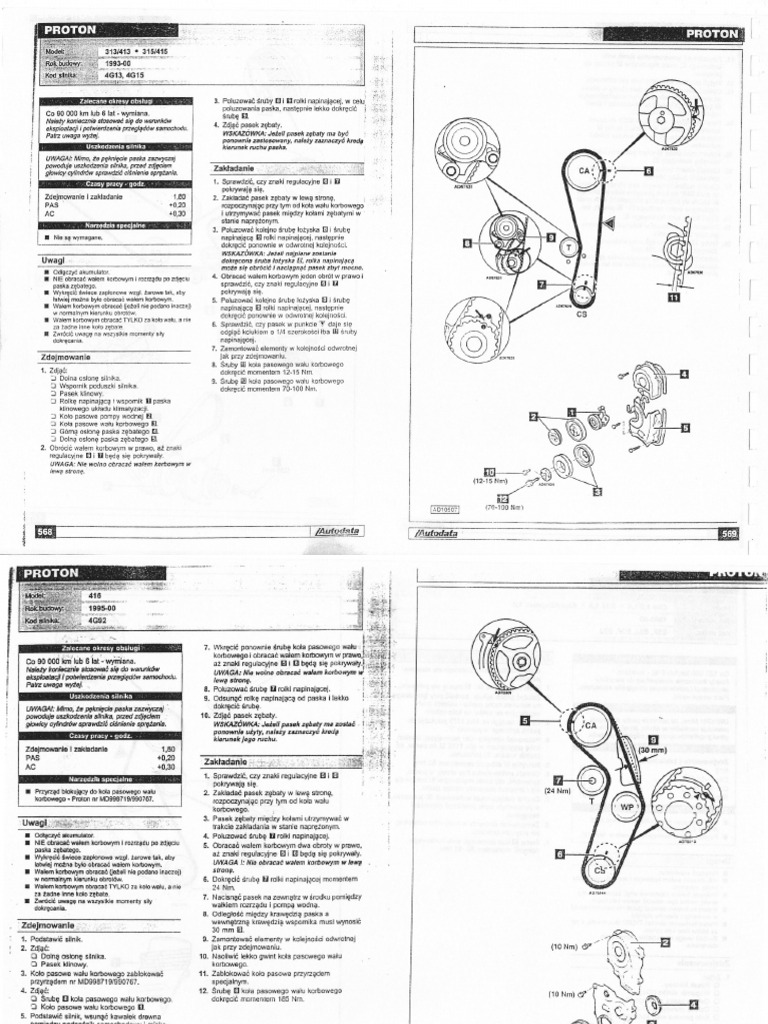 Proton Timing Belts | PDF