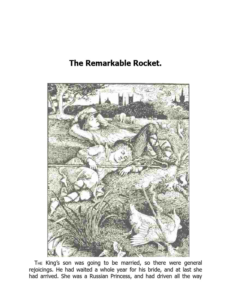 The Remarkable Rocket - Oscar Wilde | PDF