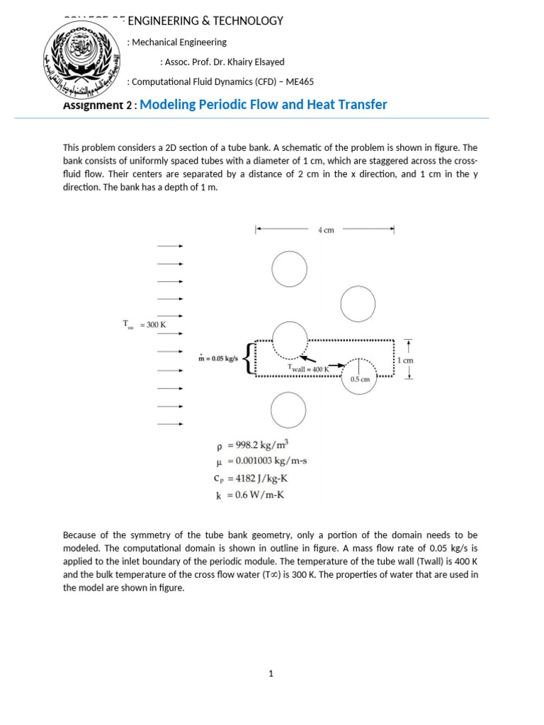 CFD Assignment 2 | PDF