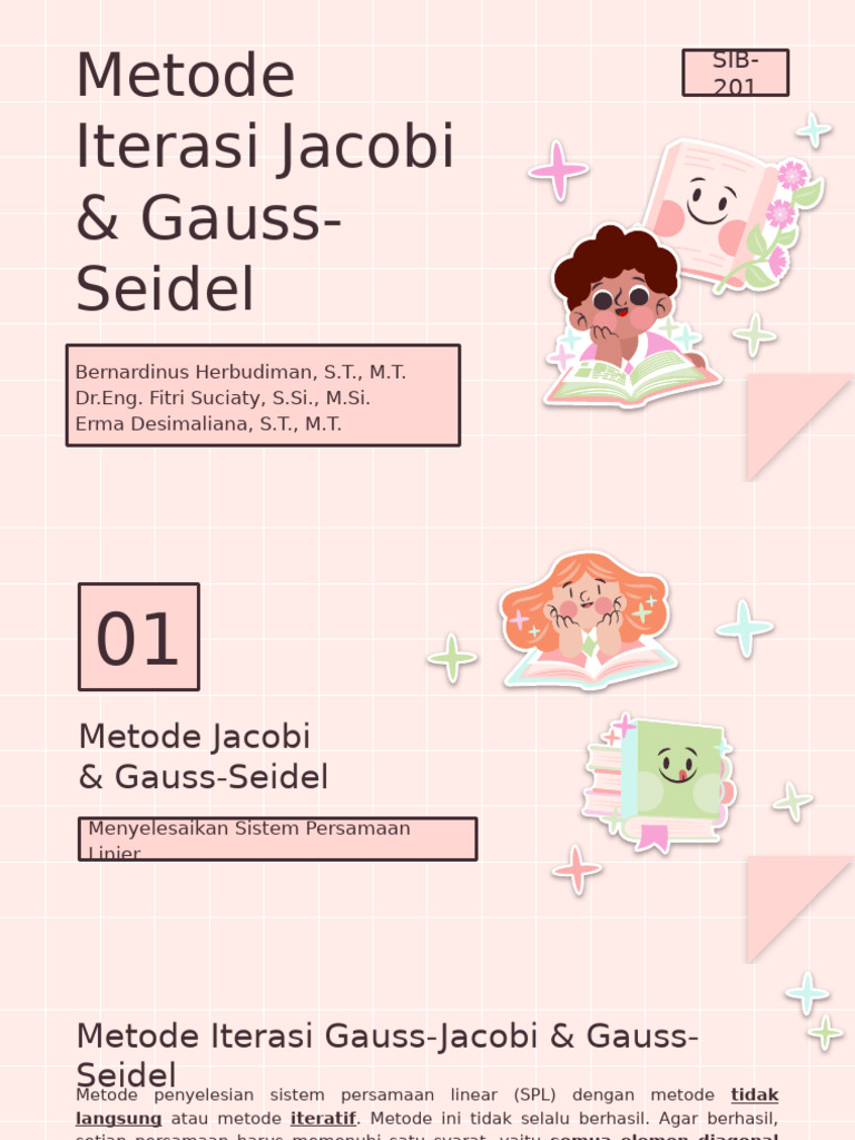 Metode Iterasi Jacobi Dan Gauss-Seidel | PDF
