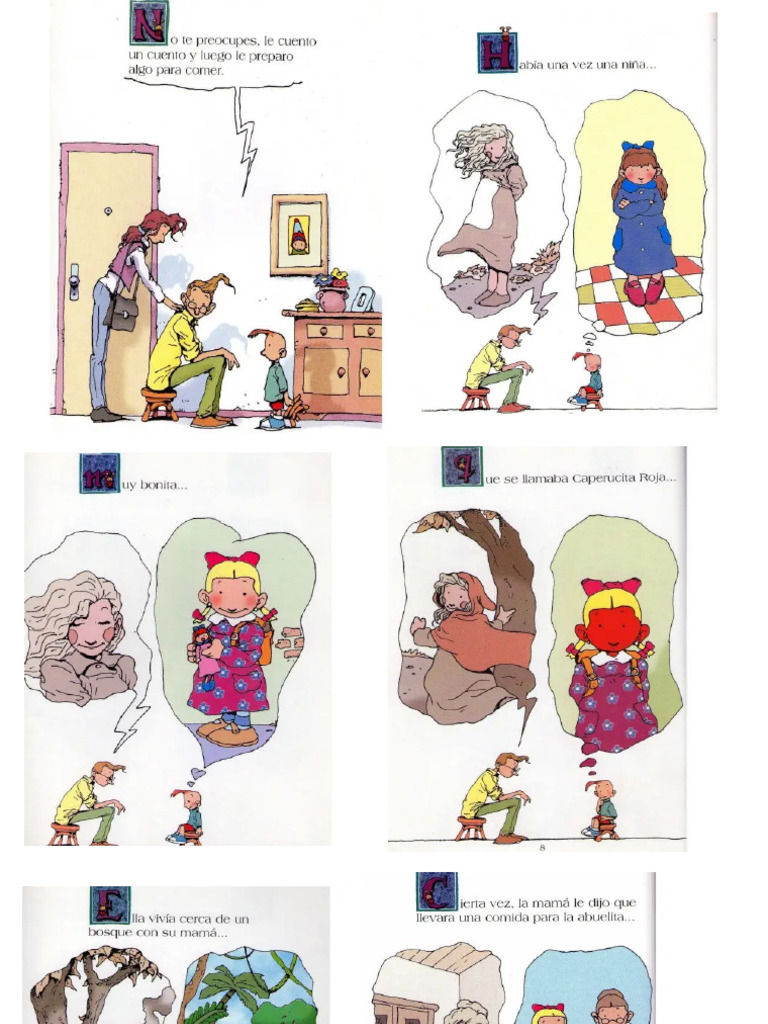 Caperucita Roja Tal Como Se Lo Contaron A Jorge | PDF