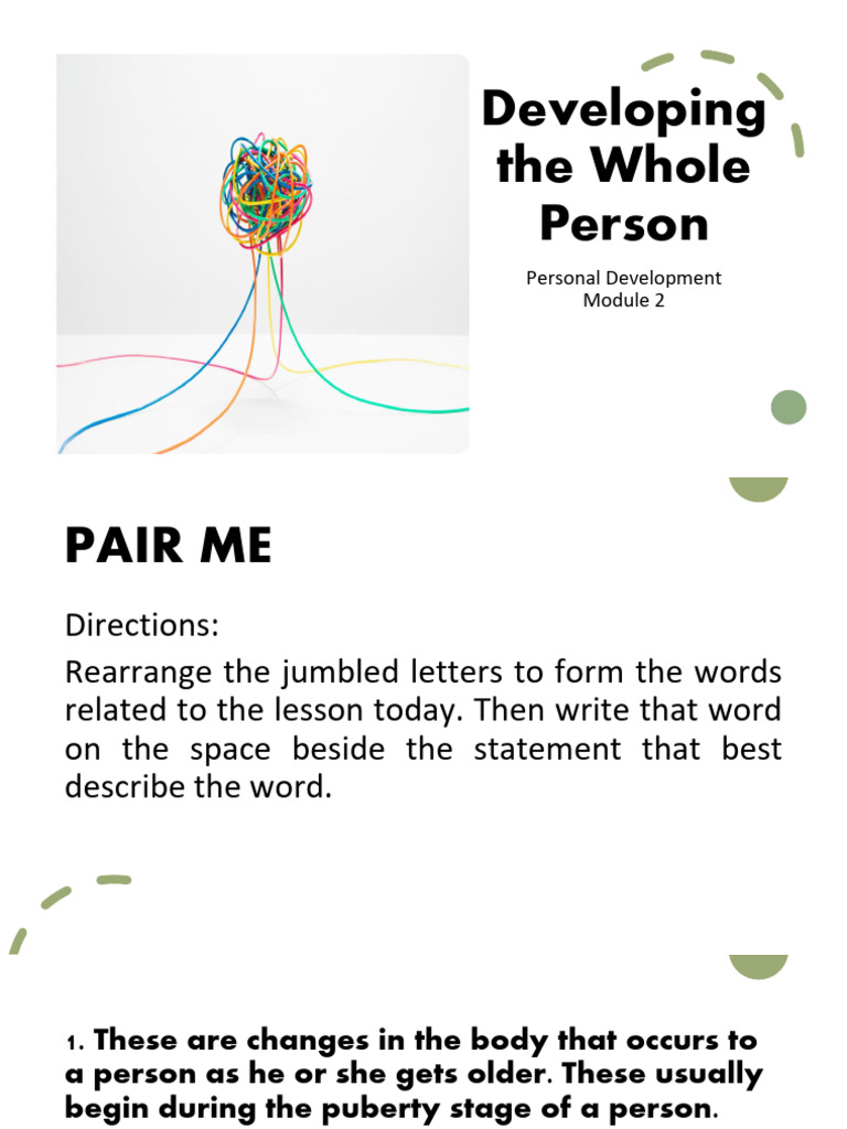 PERDEV-LESSON-3 | PDF