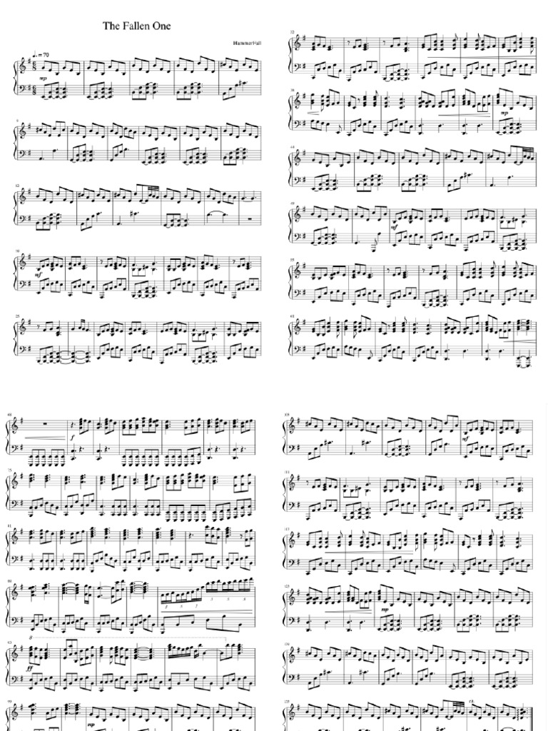 The fallen one - Hammer Fall | PDF