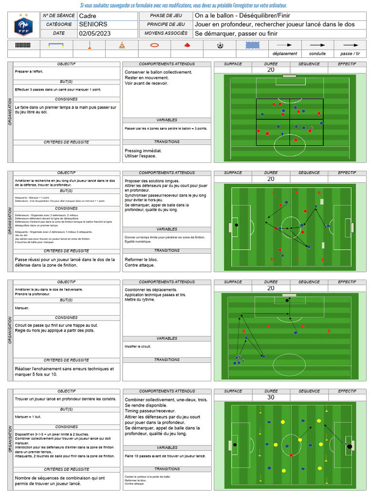 Séance Cadre FOOT 2 | PDF