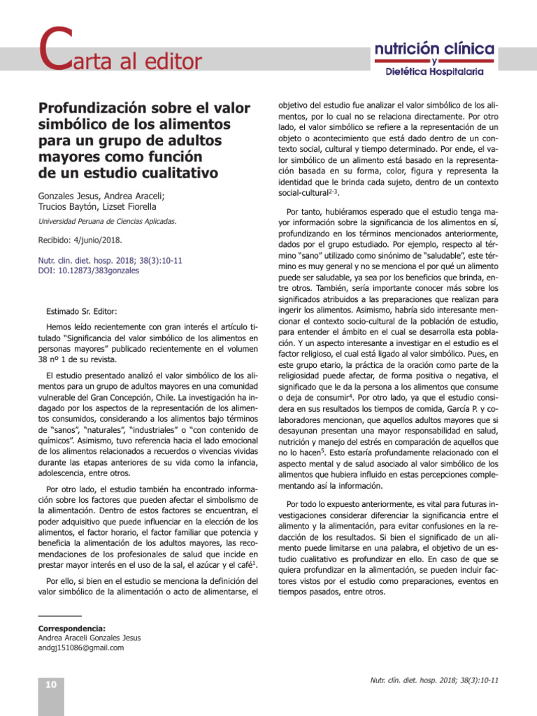 CARTA AL EDITOR_ejemplo | PDF