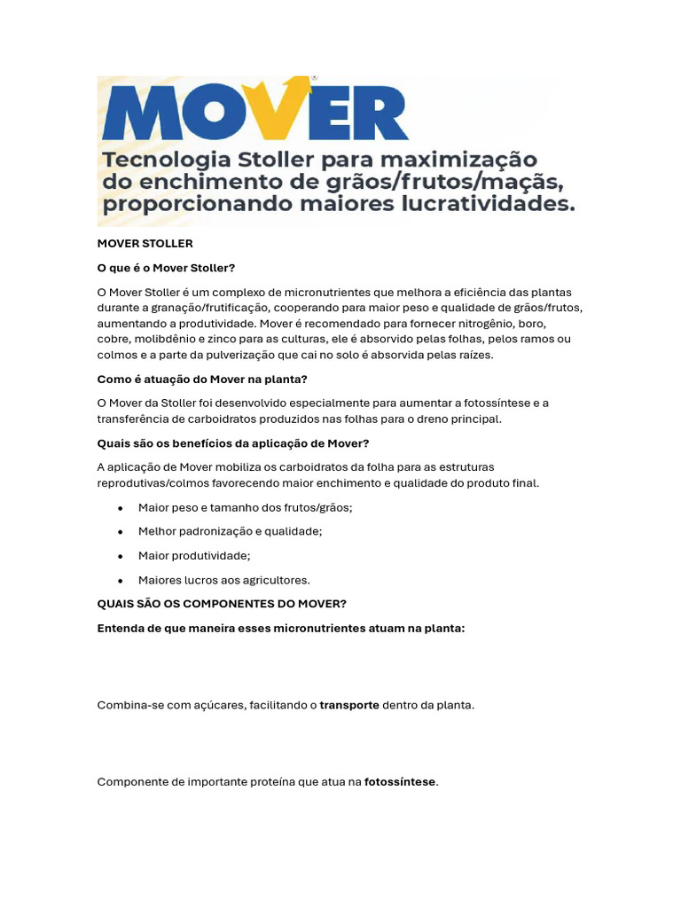 Mover Stoller | PDF