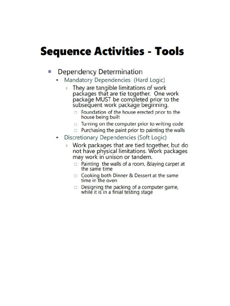 Dependency Determination | PDF
