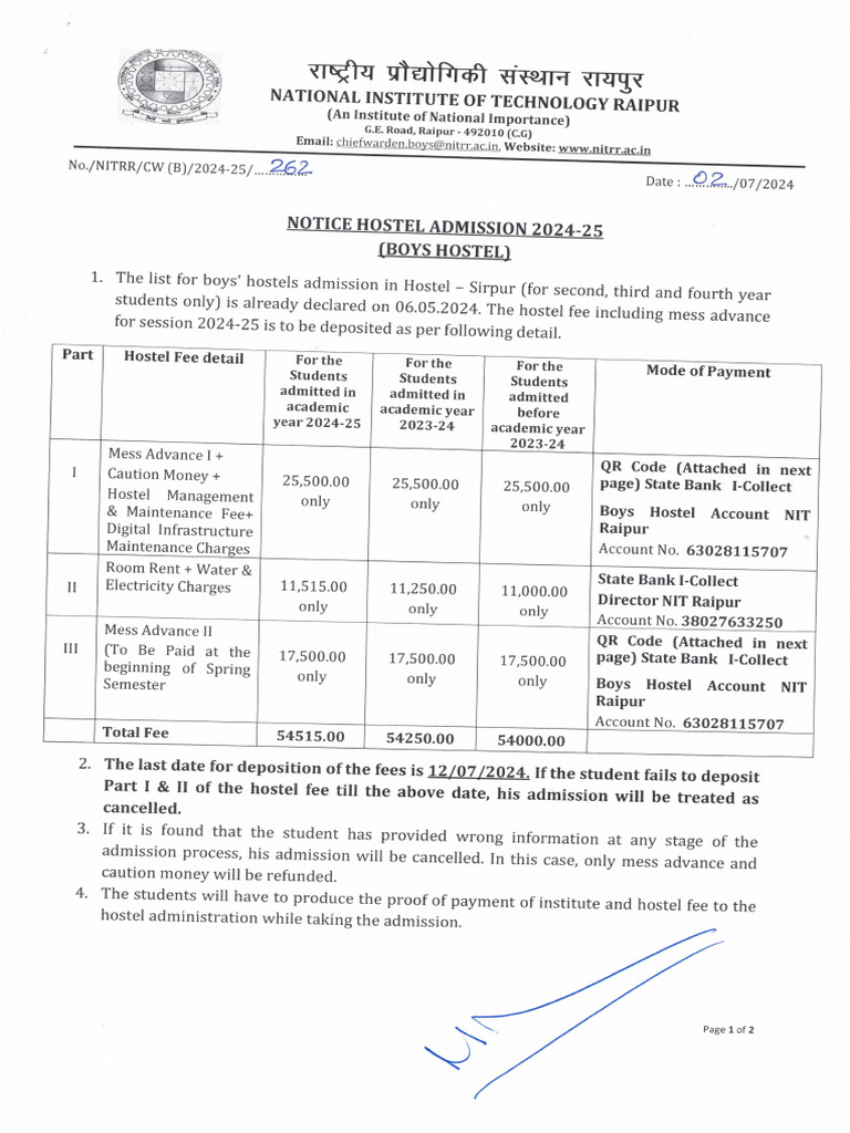fees structure 2024-25_02062024 | PDF